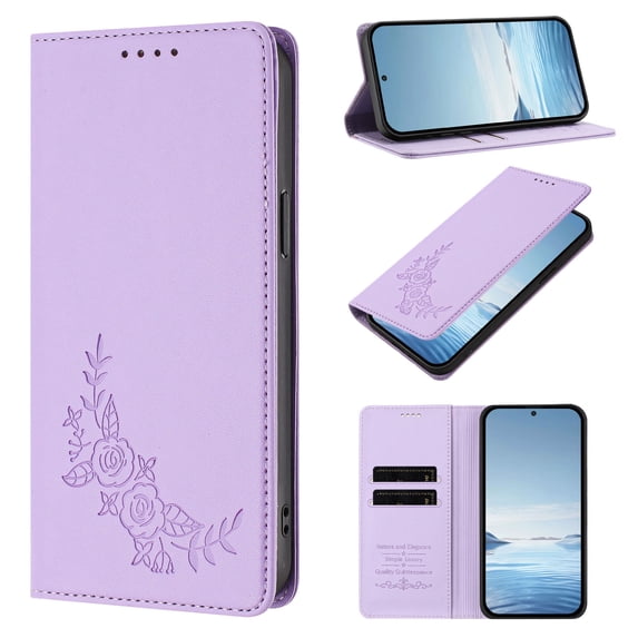Case for Doogee Note 56X / 56X Pro, Shockproof PU Leather Flip Wallet ...
