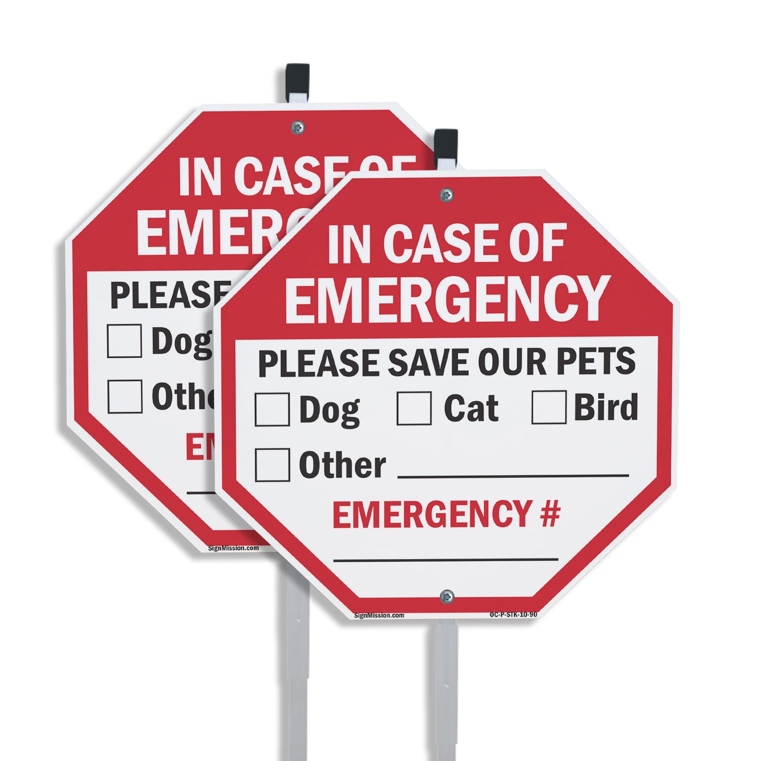 In Case of Emergency Please Save Our Pets ☐ Dog ☐ Cat ☐ Bird Other ...