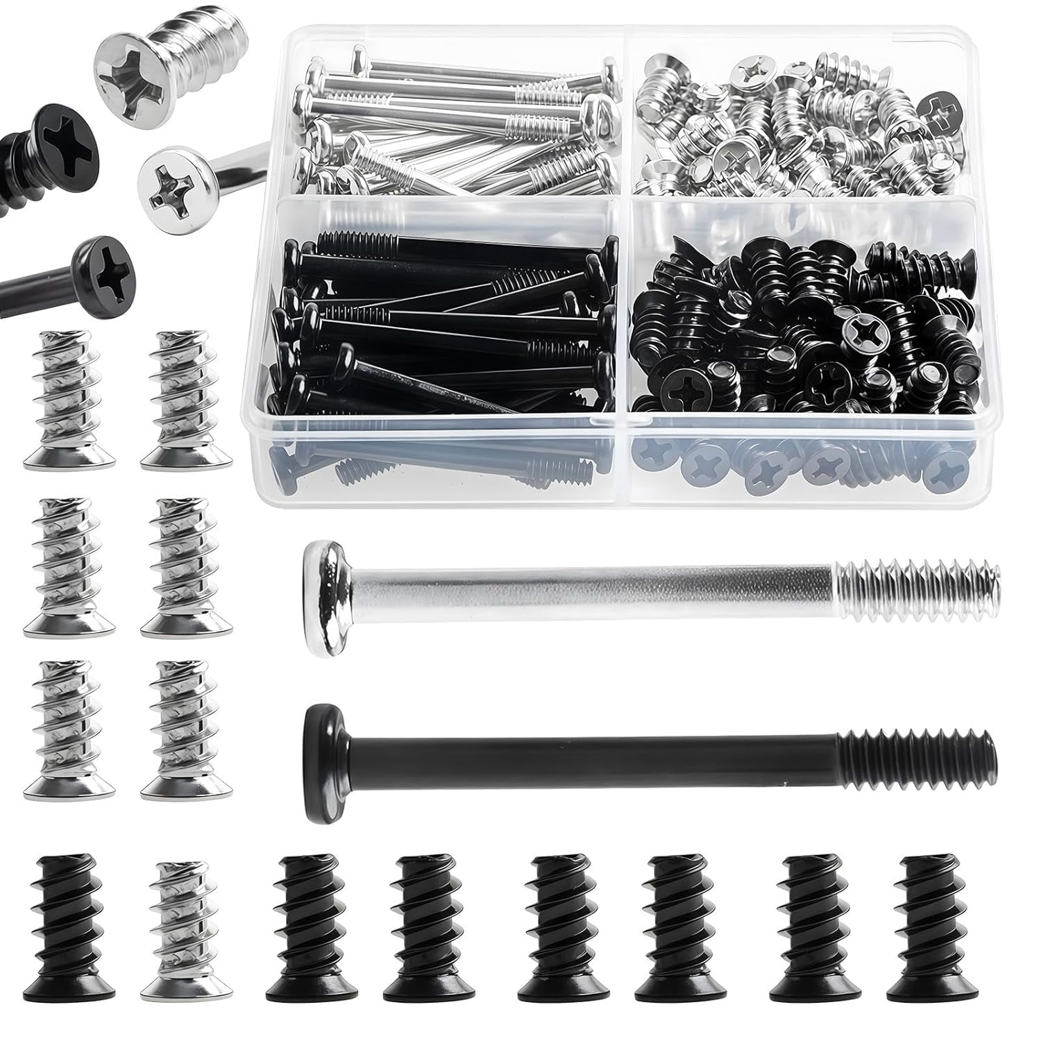 Case Fan Long Short Screws 160Pcs Long and Short Screw (#6-32x30mm ...
