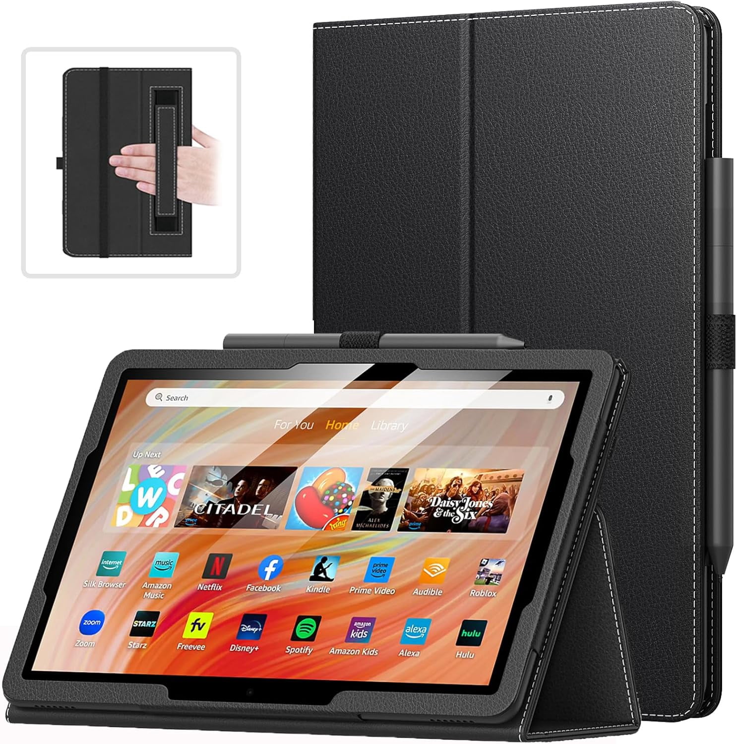 Case Fits All-New Kindle Fire HD 10 & 10 Plus Tablet (13th/11th ...