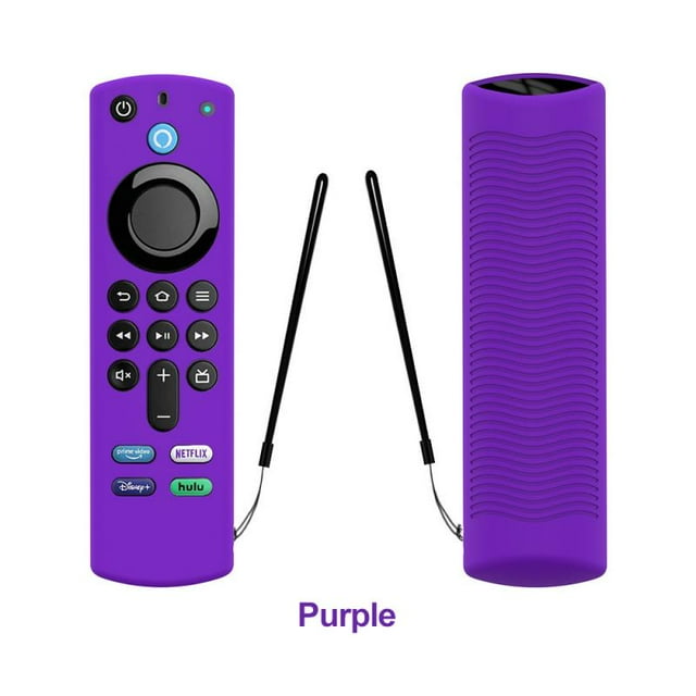 Case For Alexa Voice Remote 3rd Gen Anti Slip Shock Proof Silicone ...