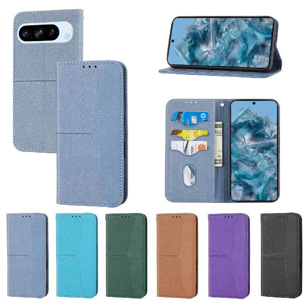 Case for Google Pixel 9 5G PU Leather Cover Hand Wallet Credit Card ...