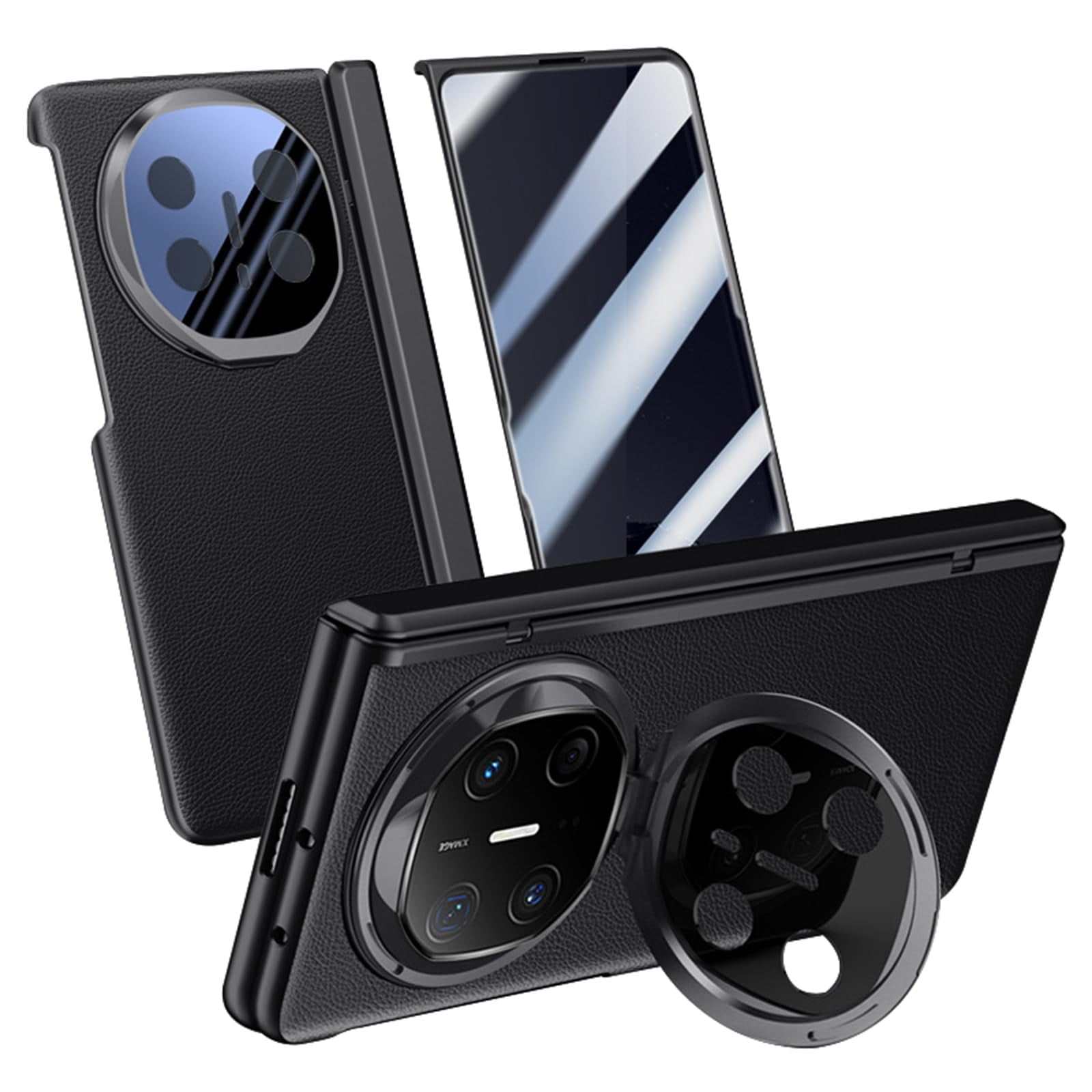 Case For Huawei Mate X6, Slim Anti Peeping Case Lens Frame Kickstand ...