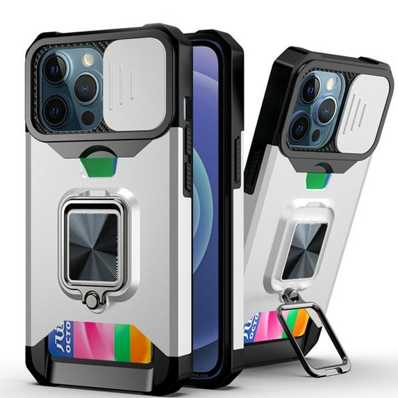 Case For IPhone 16 Pro Max/16 Plus/16 Pro/16, Sliding Camera Cover Card ...