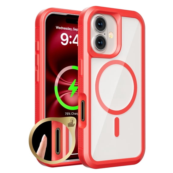 Case For IPhone 16 Pro Max/16 Pro/16/16 Plus, Anti-Drop Transparent ...
