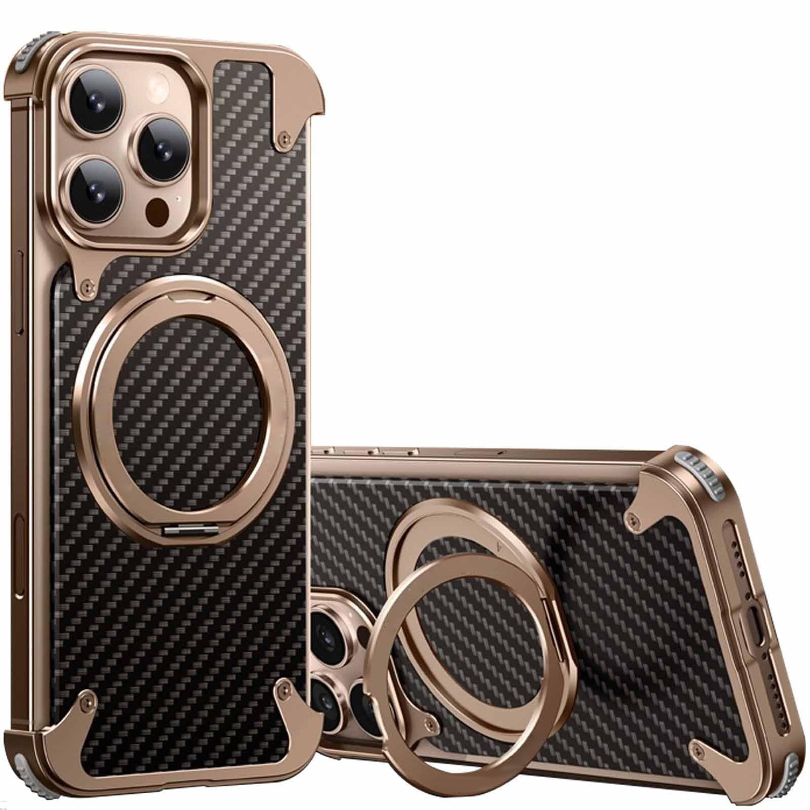 Case For IPhone 16 Pro Max/16 Pro, Magnetic 360° Rotating Stand Case ...