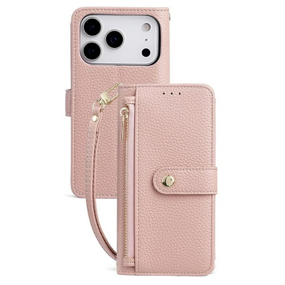 Case For IPhone 17 Pro Max/17 Pro/17 Air/17, Flip Zipper Purse Case ...