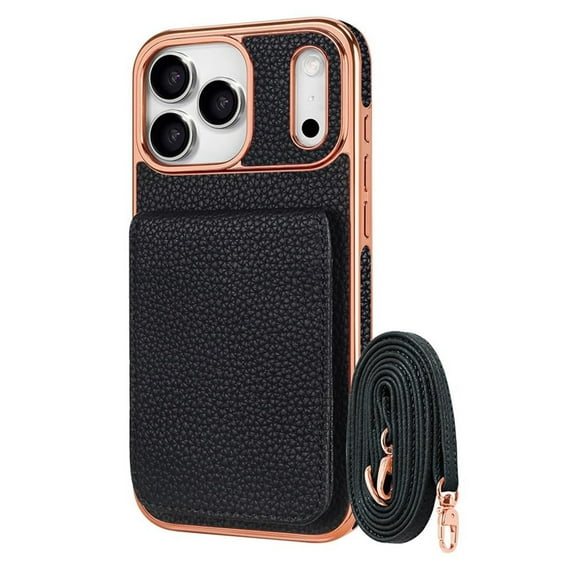 Case For IPhone 17 Pro Max/17 Pro/17 Air/17, PU Leather Shell With Card ...