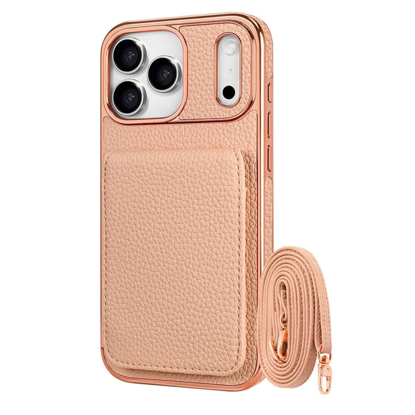Case For IPhone 17 Pro Max/17 Pro/17 Air/17, PU Leather Shell With Card ...