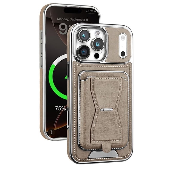 Case For IPhone 17 Pro Max/17 Pro/17 Air/17, PU Leather Shell With Card ...