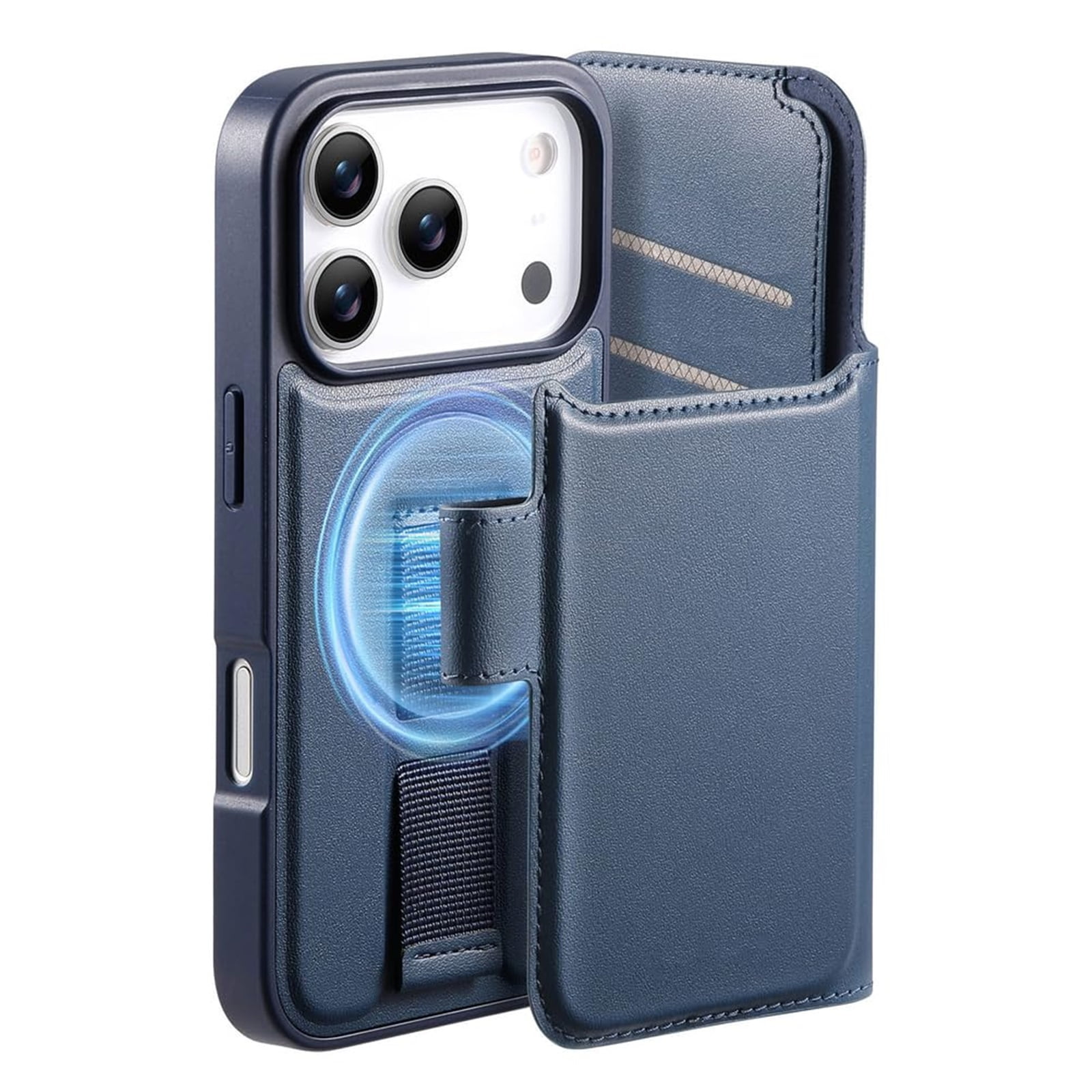 Case For IPhone 17 Pro Max/17 Pro/17 Air/17, PU Leather Shell With Card ...