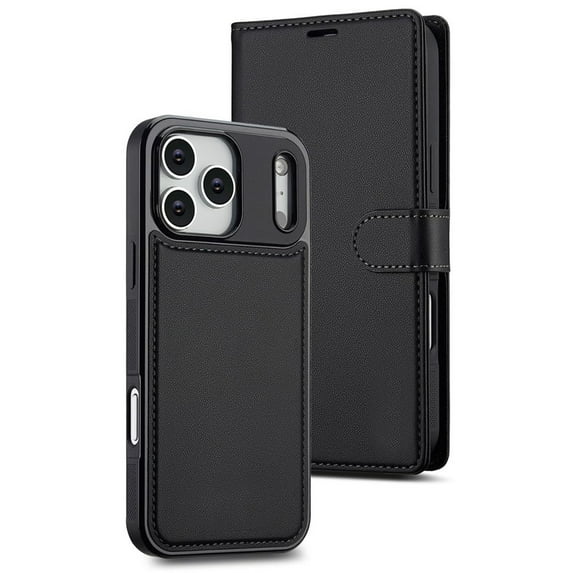 Case For IPhone 17 Pro Max/17 Pro/17 Air/17, PU Leather Shell With Non ...