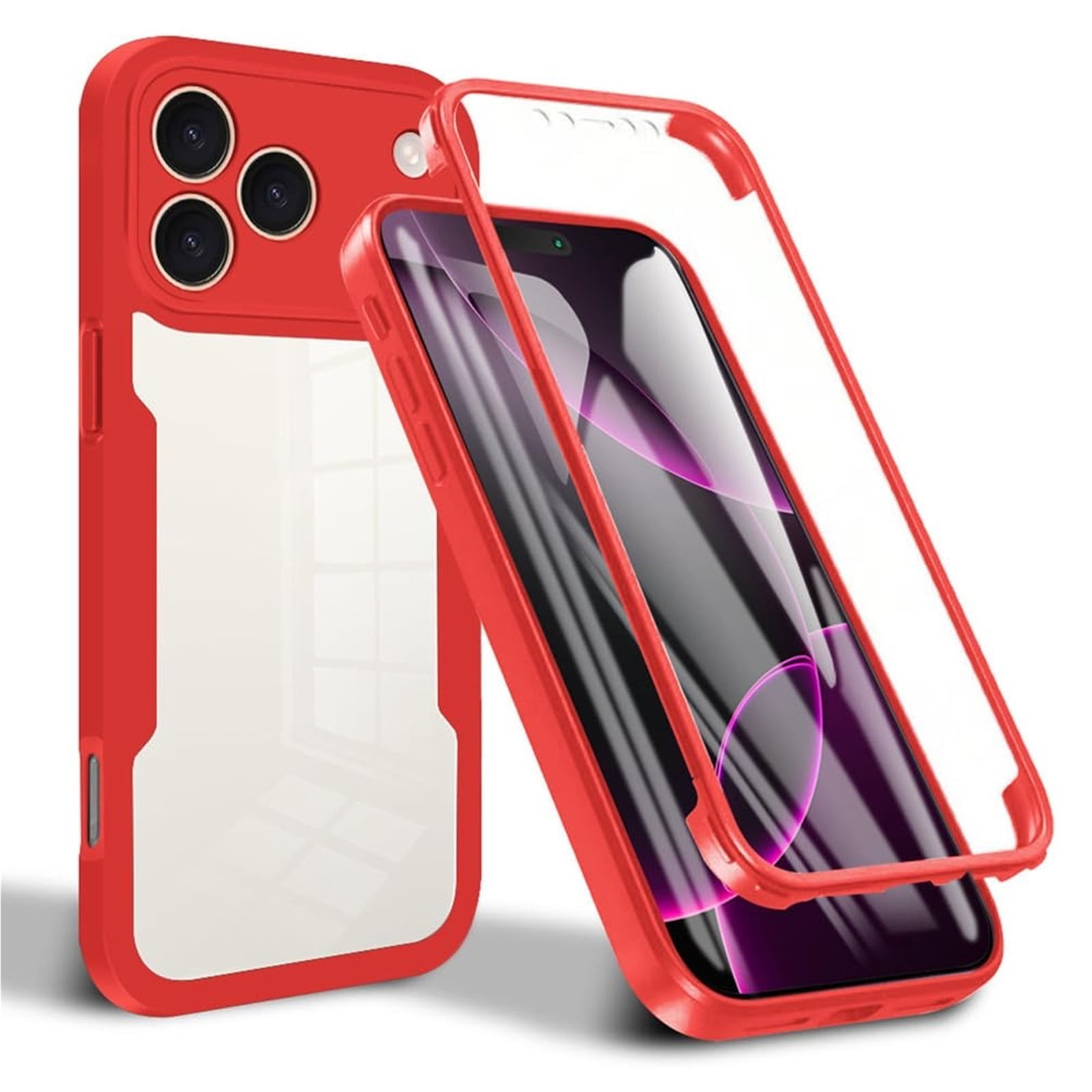 Case For IPhone 17 Pro Max/17 Pro/17 Air/17, Shockproof TPU Shell With ...