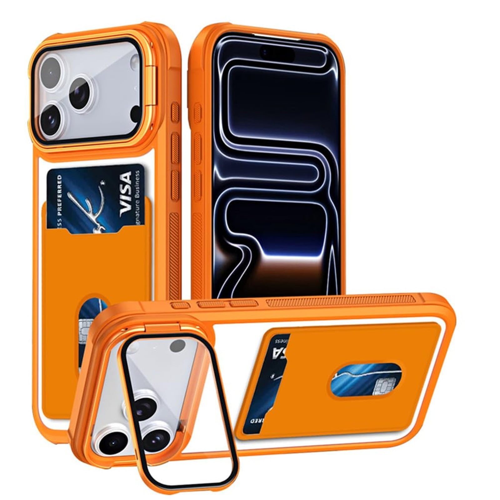 Case For IPhone 17 Pro Max/17 Pro/17 Air/17, Super Slim Shell With Card ...