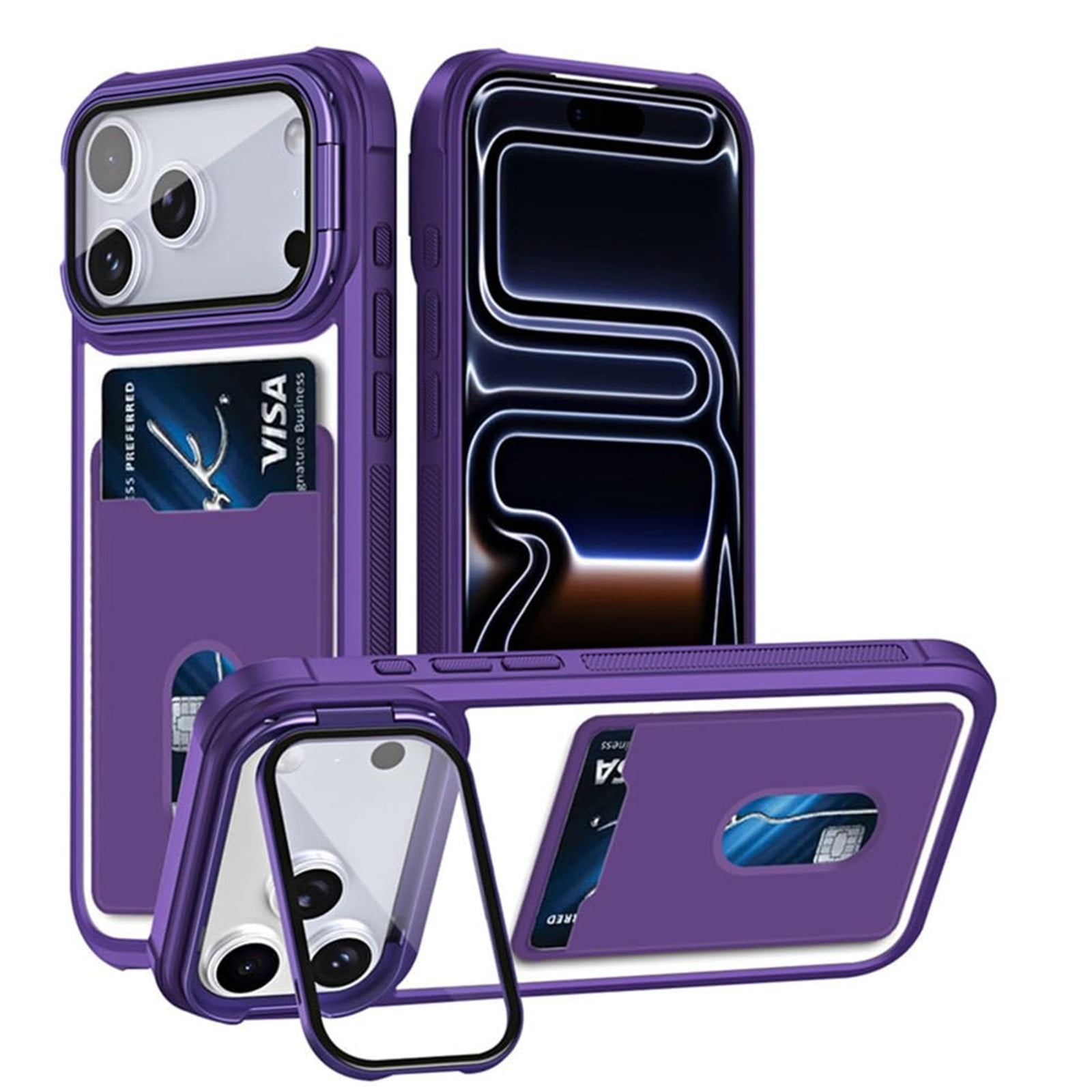 Case For IPhone 17 Pro Max/17 Pro/17 Air/17, Super Slim Shell With Card ...