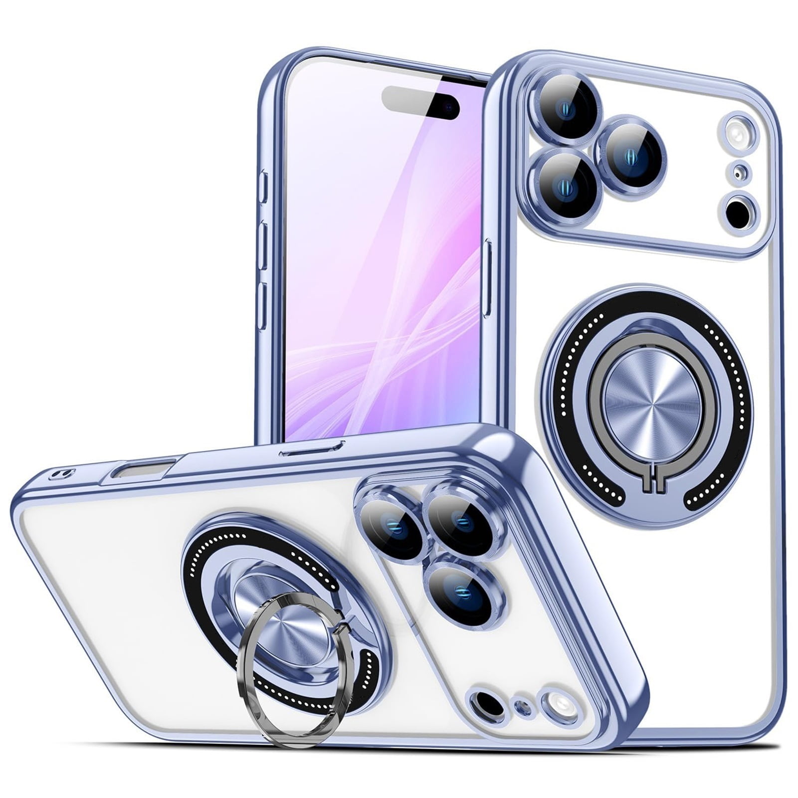 Case For IPhone 17 Pro Max/17 Pro/17 Air/17, Transparent Cover With 360 ...