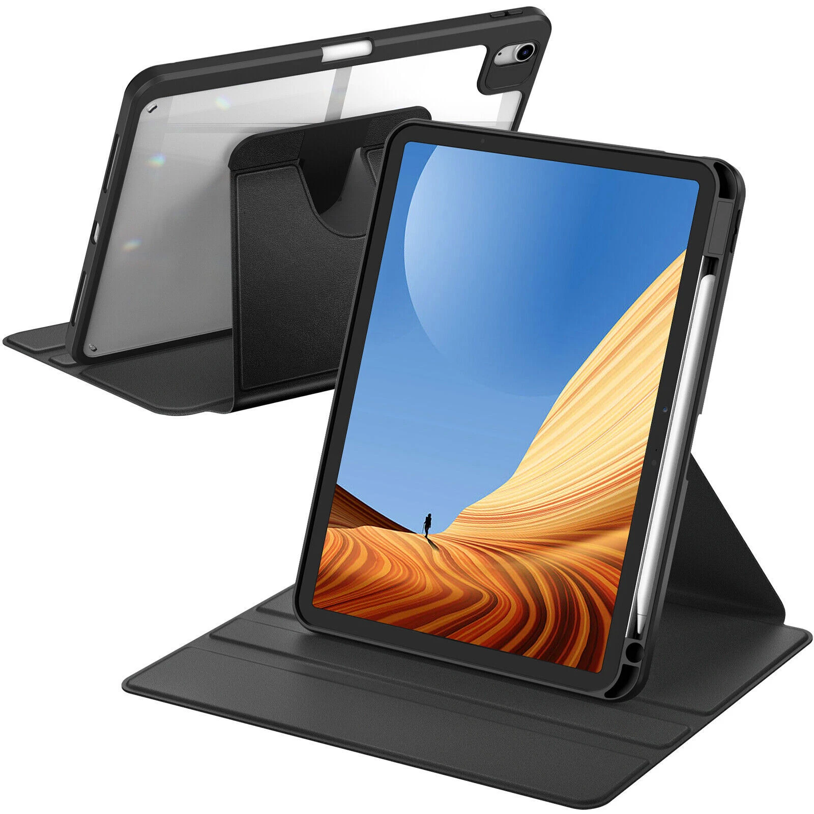 Case For Ipad Air 11-Inch M3 (2025)/M2 2024 360° Rotating Stand ...