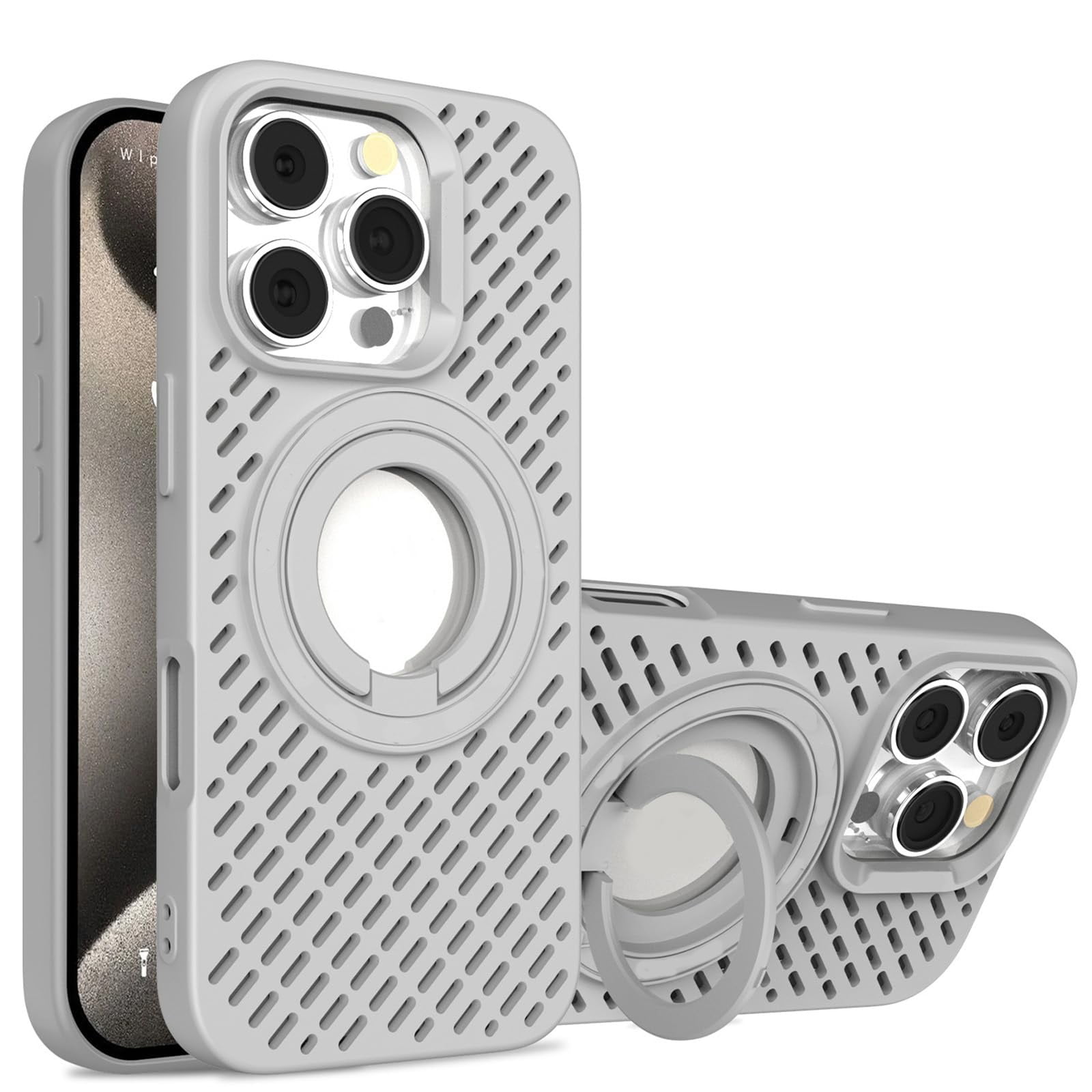 Case For Iphone 16 Pro Max/16 Pro/16 Plus/16, Magnetic Stand Shell ...