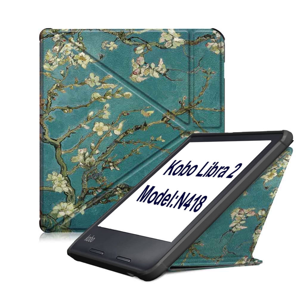 Case For Kobo Libra 2 N418 Cover 7 inch Premium PU Leather Origami ...