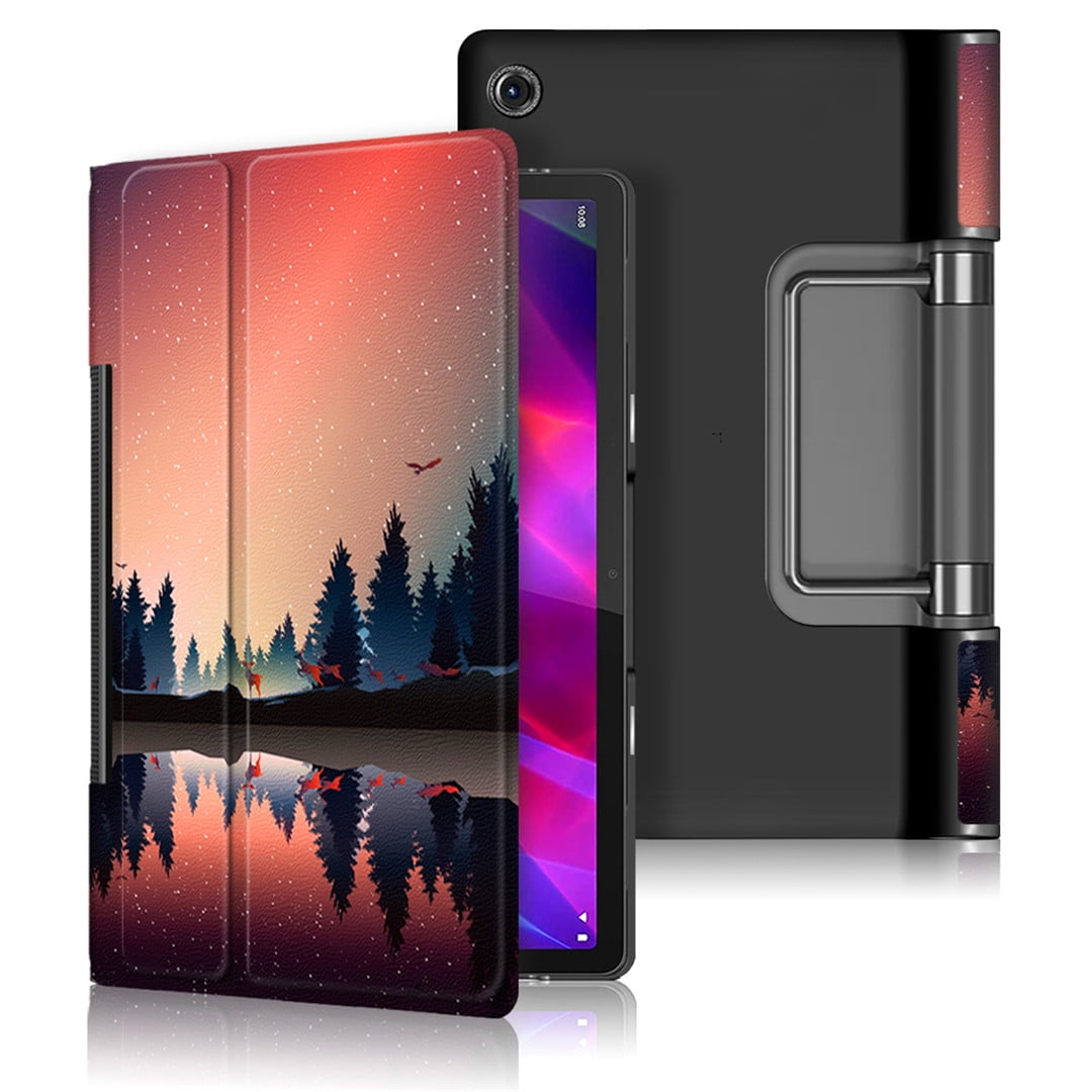 Case For Lenovo Yoga Tab 11 YT-J706F PU Leather Flip Painted For Lenovo ...
