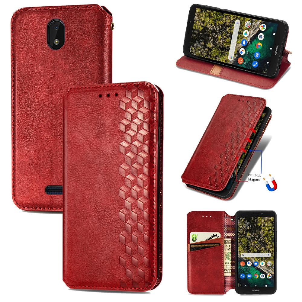 Case For Nokia C100 Fashion Design Leather Case Exquisite Business Flip