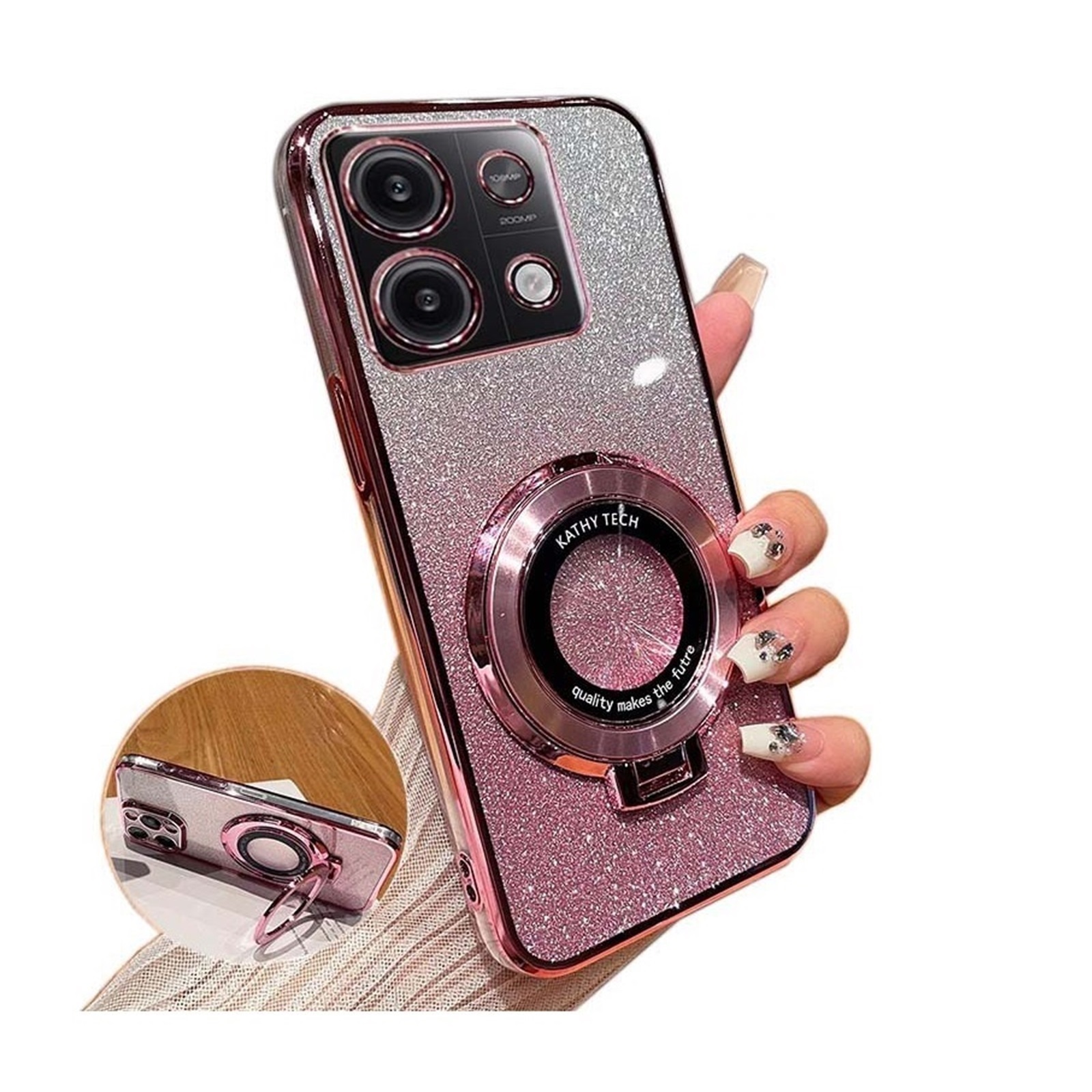 Case For Note 13 Pro 5G , Note 13 Pro 4G , Note 13 4G Adsorbable (Blue ...