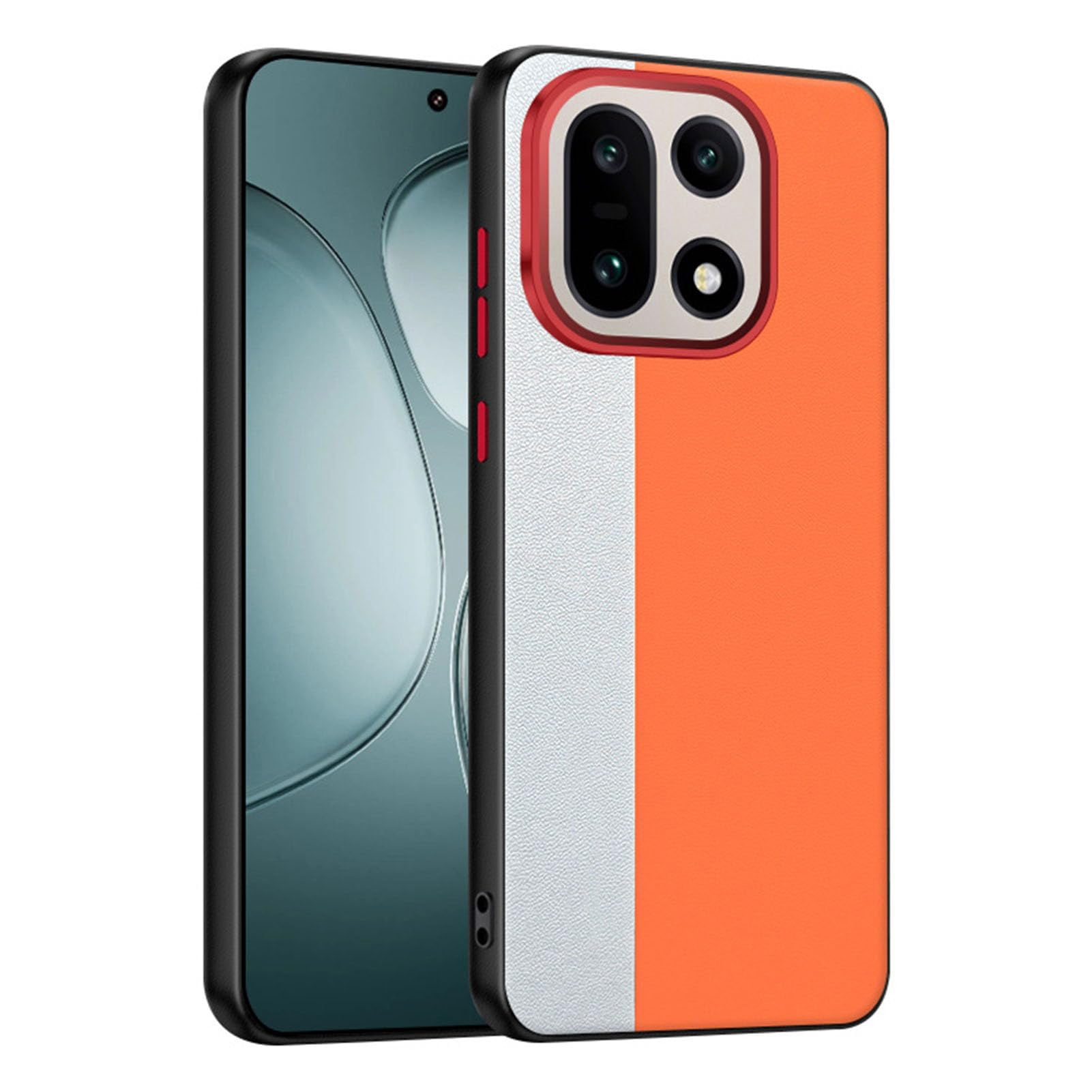 Case For OnePlus 15, PU Leather Cover With Scratch-Resistant Camera ...