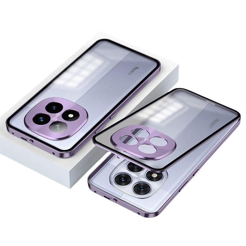 Case For Redmi Note14 Pro+ Metal Frame Poco X7 Pro and PC Frosted ...
