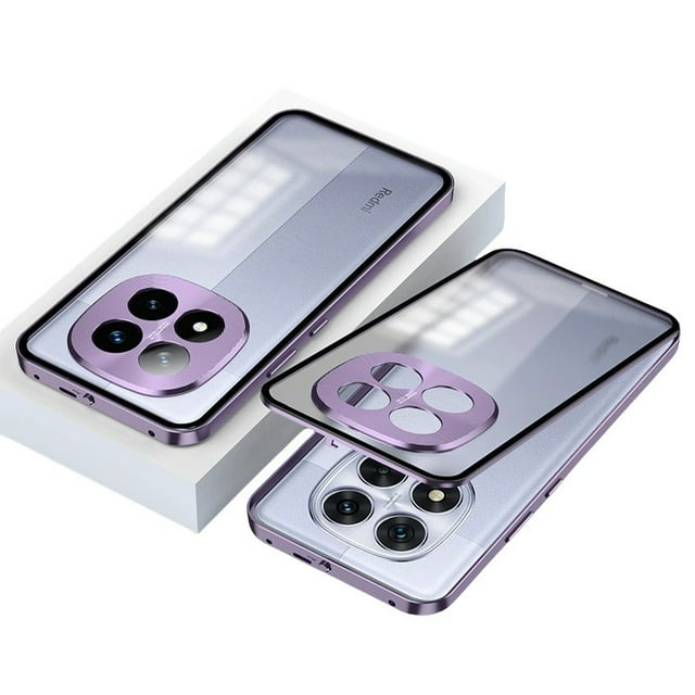 Case For Redmi Note14 Pro+ Metal Frame Poco X7 Pro and PC Frosted ...