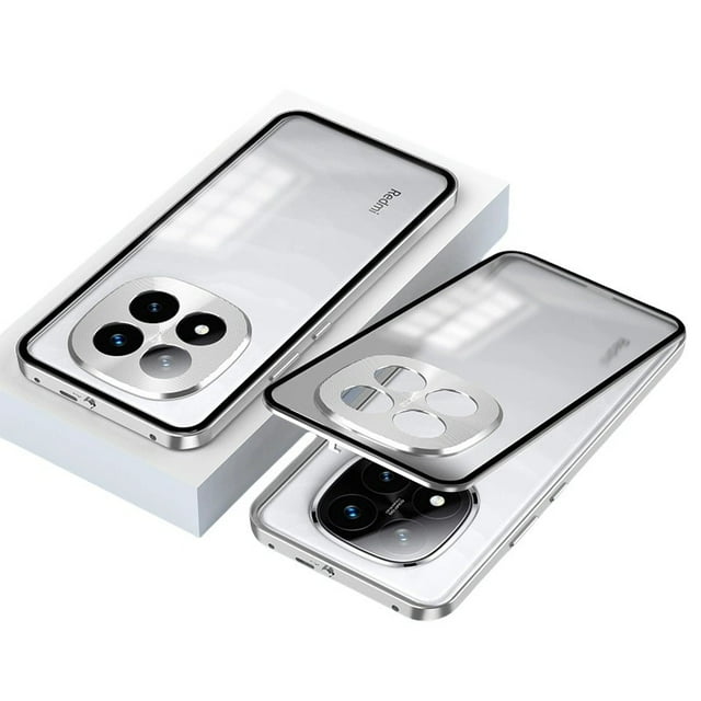 Case For Redmi Note14 Pro+ Metal Frame Poco X7 Pro and PC Frosted ...