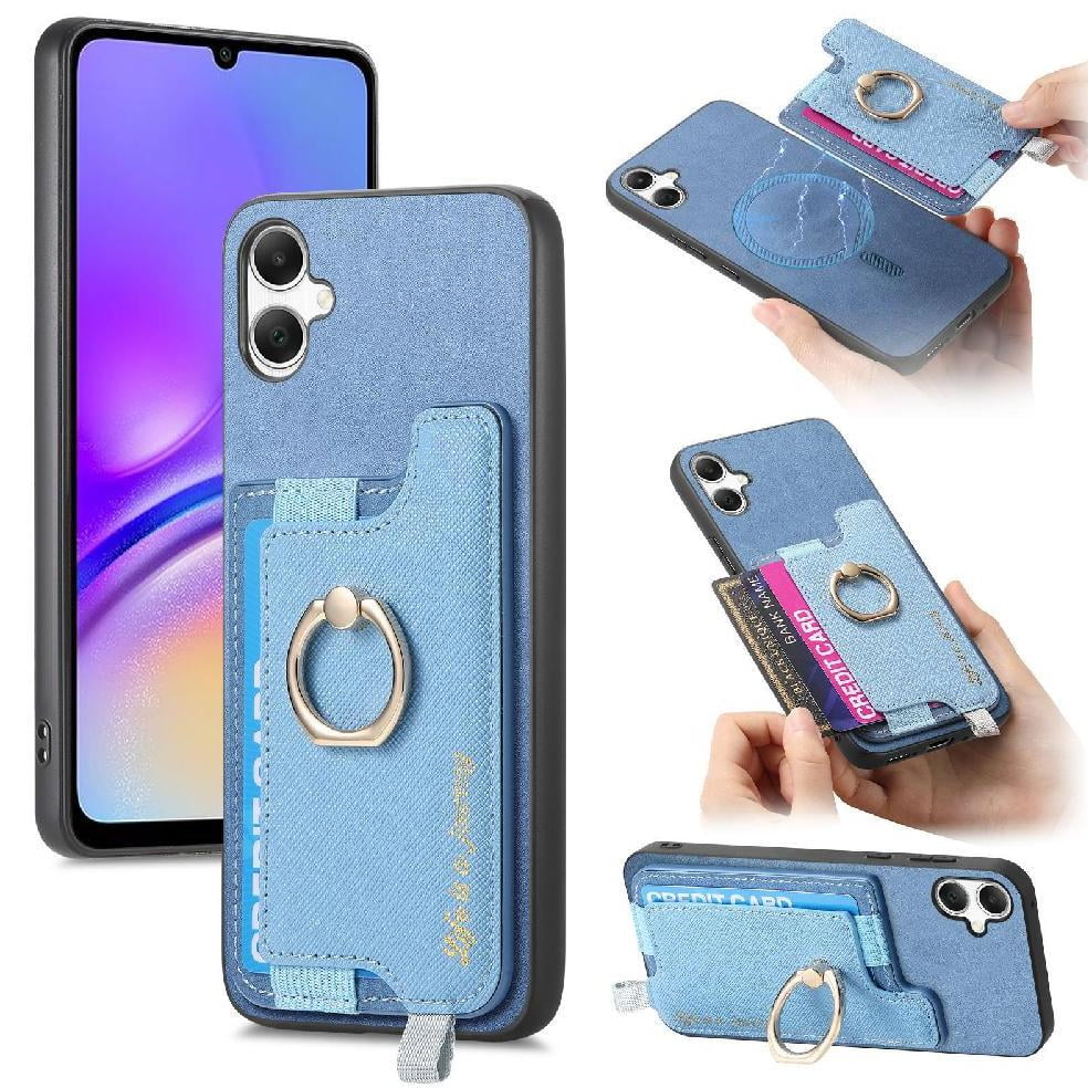 Case For Samsung Galaxy A05 Magnetic Wallet MagSafe Compatible Ring ...