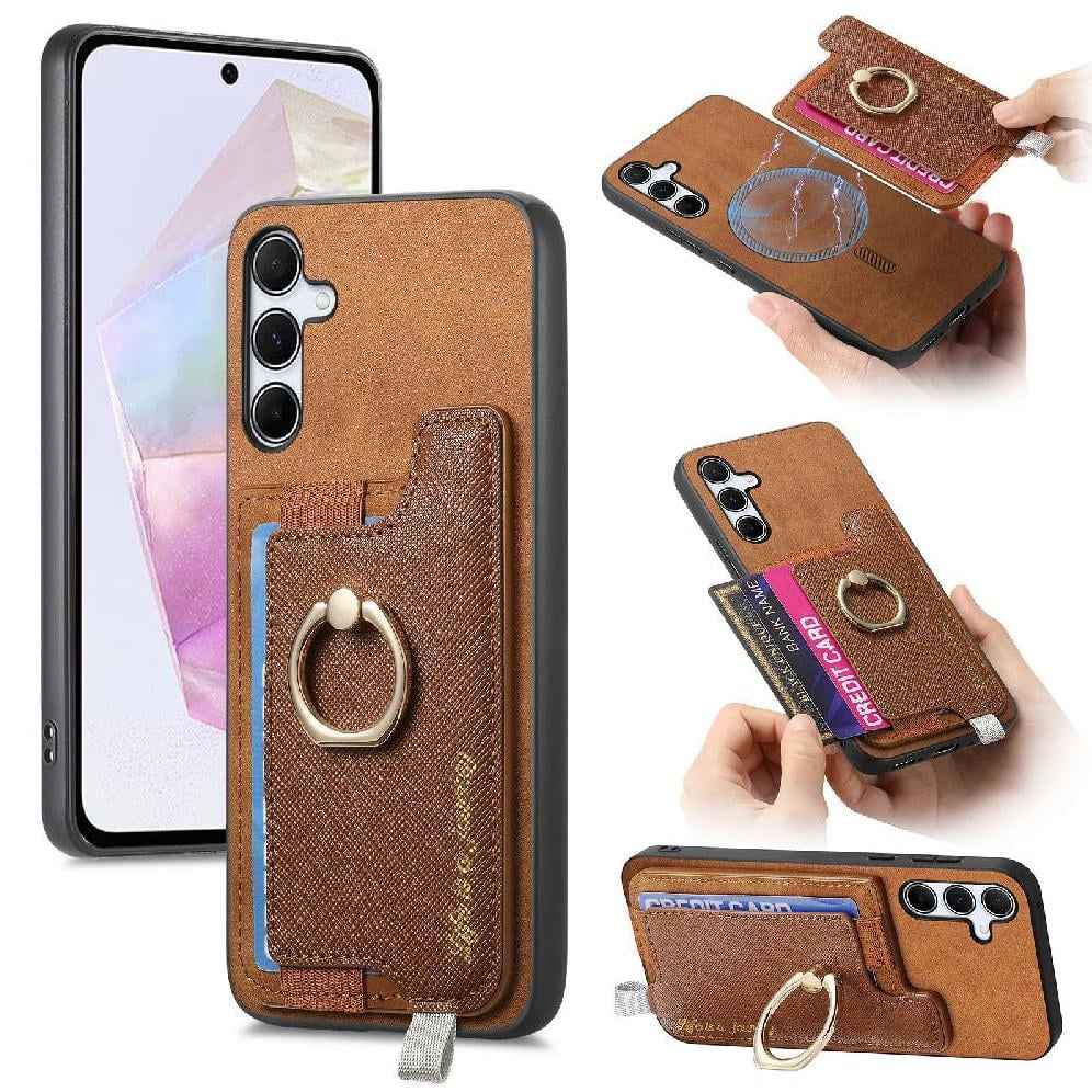 Case For Samsung Galaxy A35 Ring Stand Holder Magnetic MagSafe ...