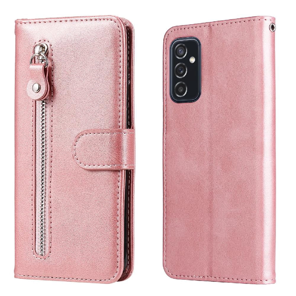 Case For Samsung Galaxy M52 5G Protective Cover Leather Zipper Card ...