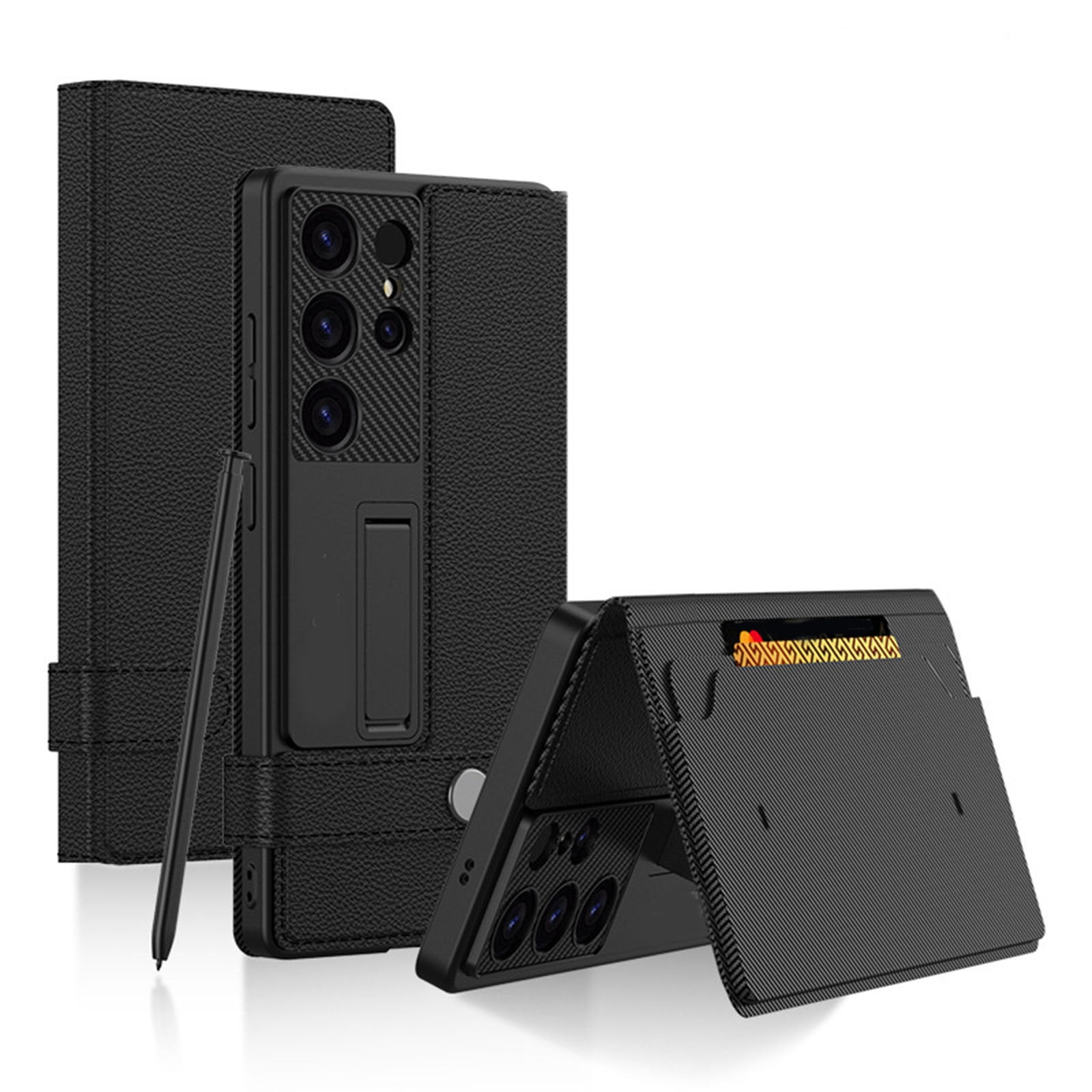 Case For Samsung Galaxy S25/ S25 Plus/ S25 Ultra, Magnetic Leather Flap ...