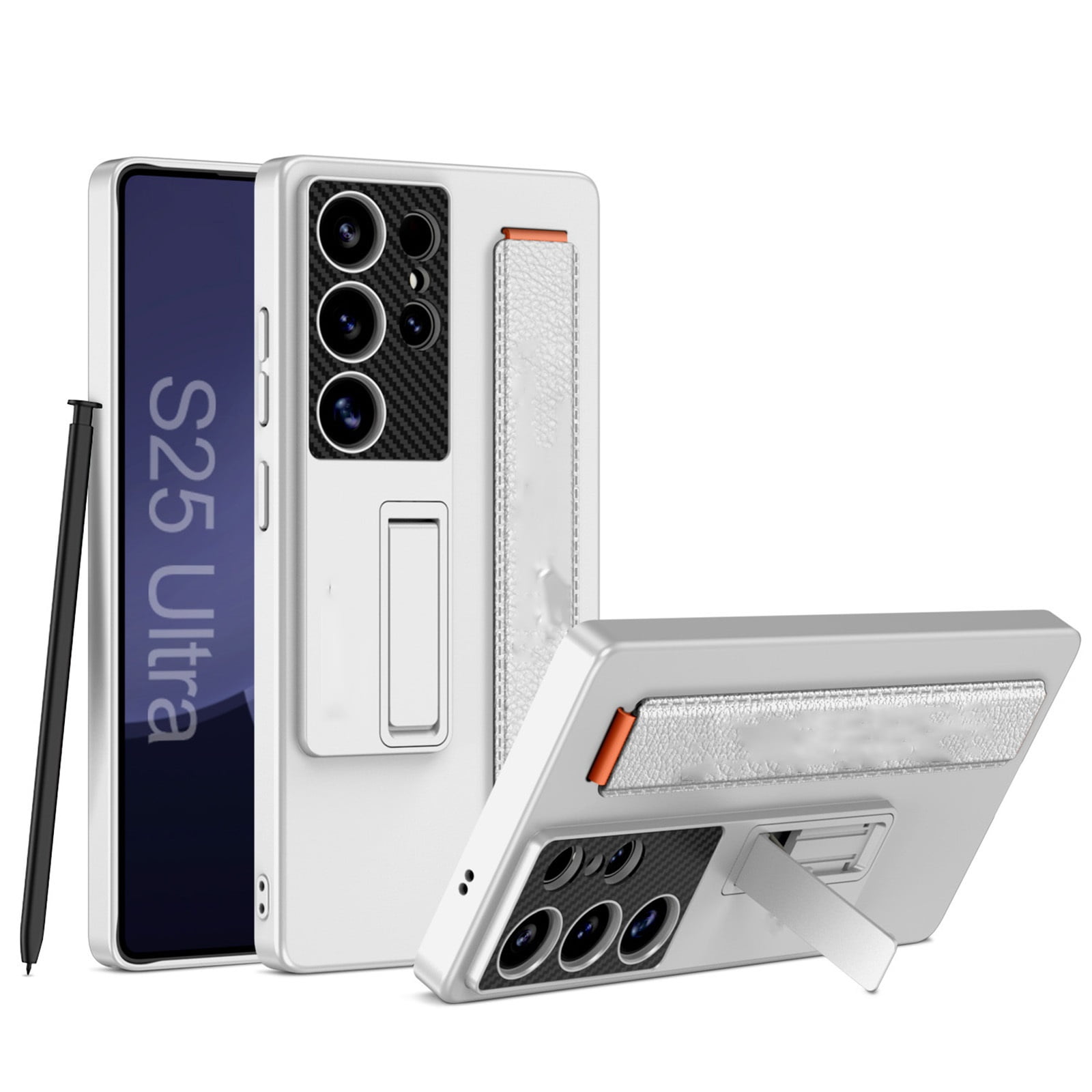 Case For Samsung Galaxy S25/S25 Plus/S25 Ultra,Wristband Stand Shell ...