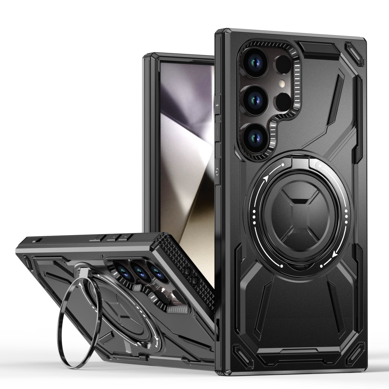 Case For Samsung Galaxy S25/S25 Ultra/S25 Plus, Rotating Stand Cell ...