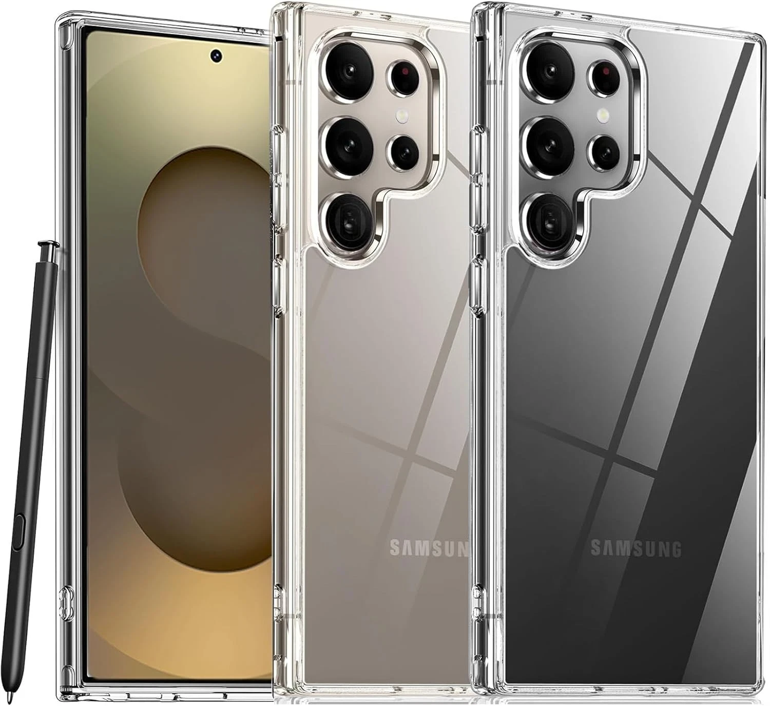 Case For Samsung Galaxy S25 Ultra 5G W/ Shockproof Slim Silicone Tpu ...