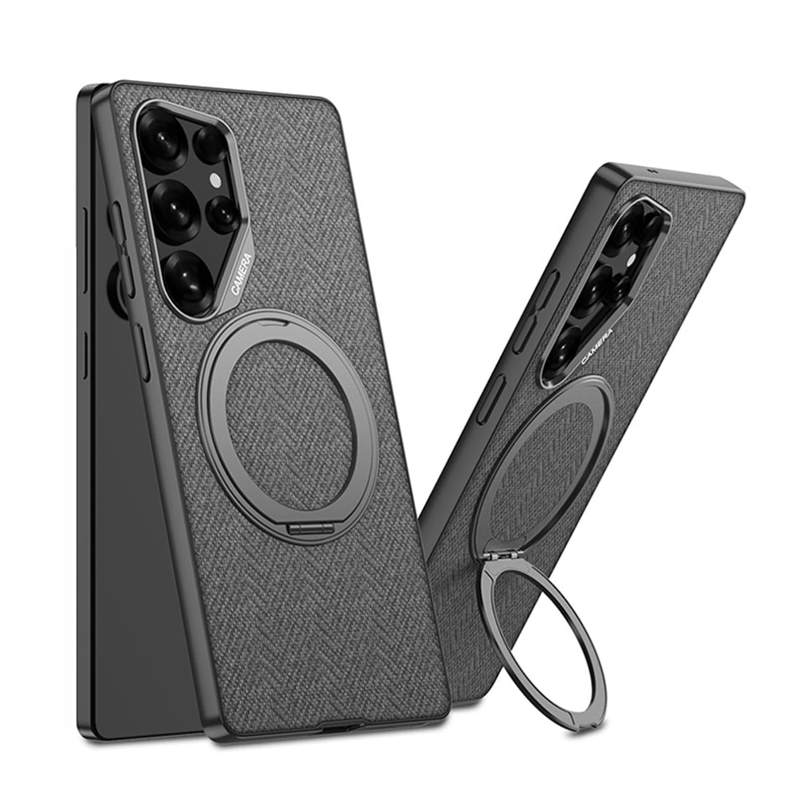 Case For Samsung Galaxy S25 Ultra, Magnetic Stand Slim Soft Cover Cloth ...