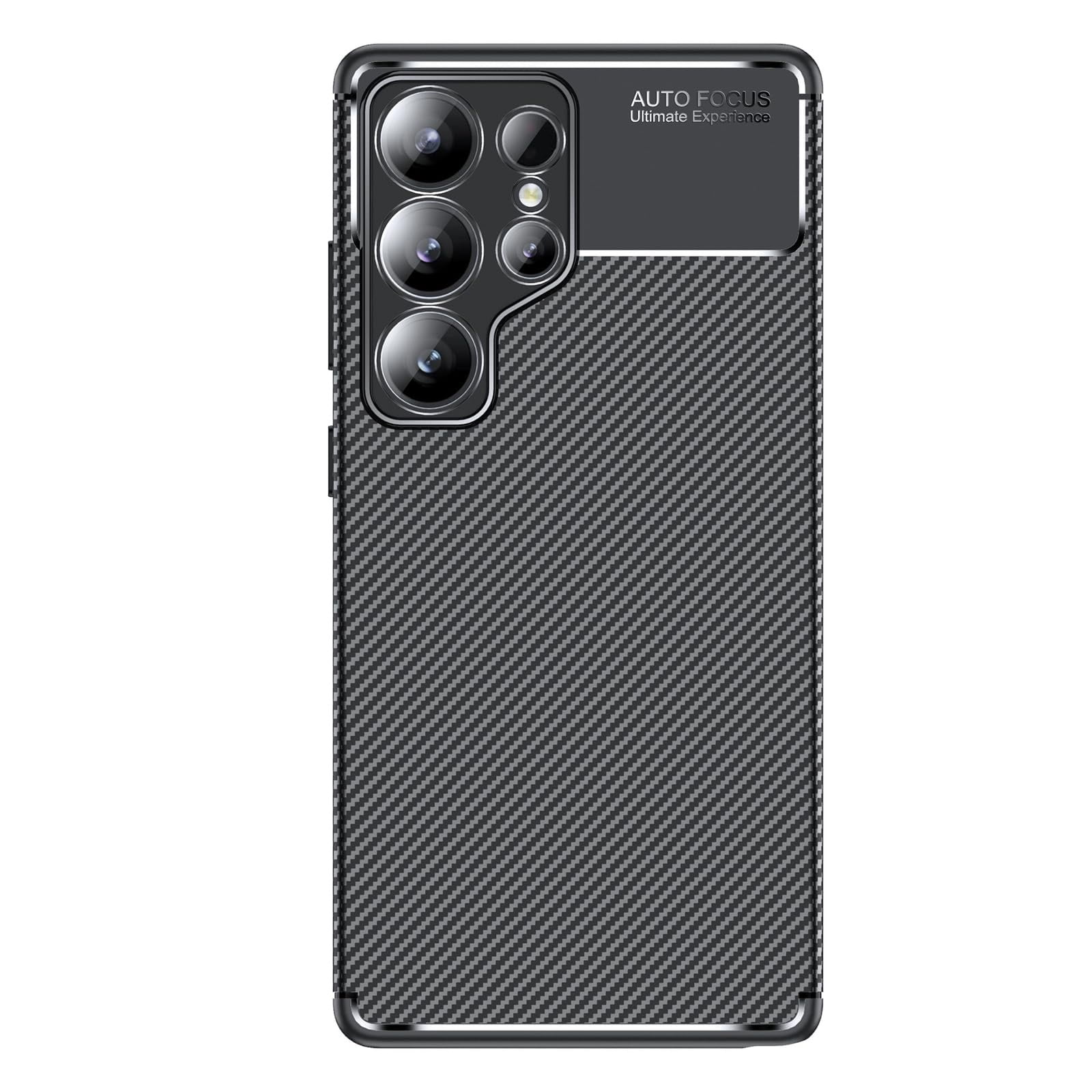 Case For Samsung Galaxy S25 Ultra/S25 Plus/S25, Carbon Fiber Frosted ...