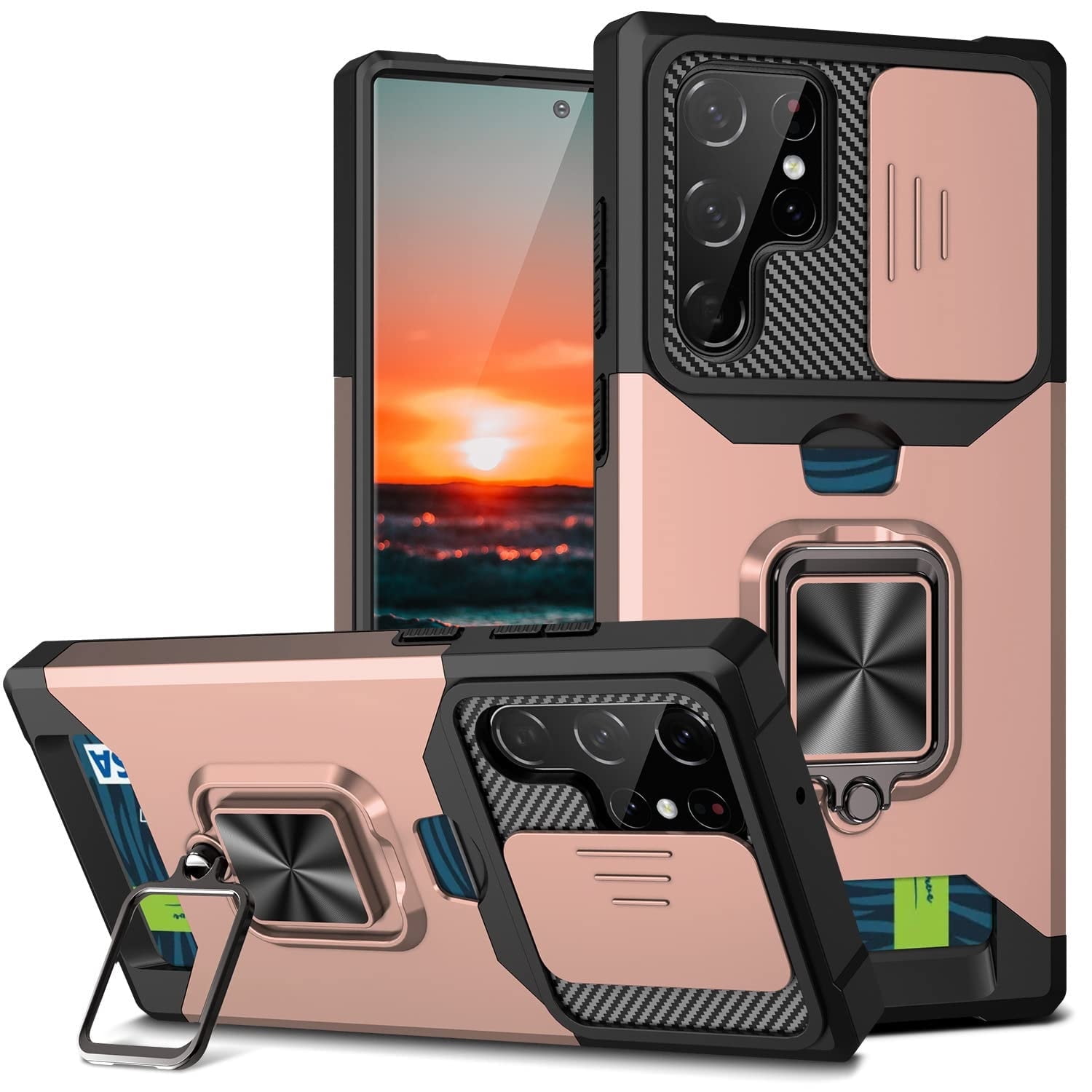Case For Samsung Galaxy S25 Ultra/S25 Plus/S25, Sliding Lens Protective ...