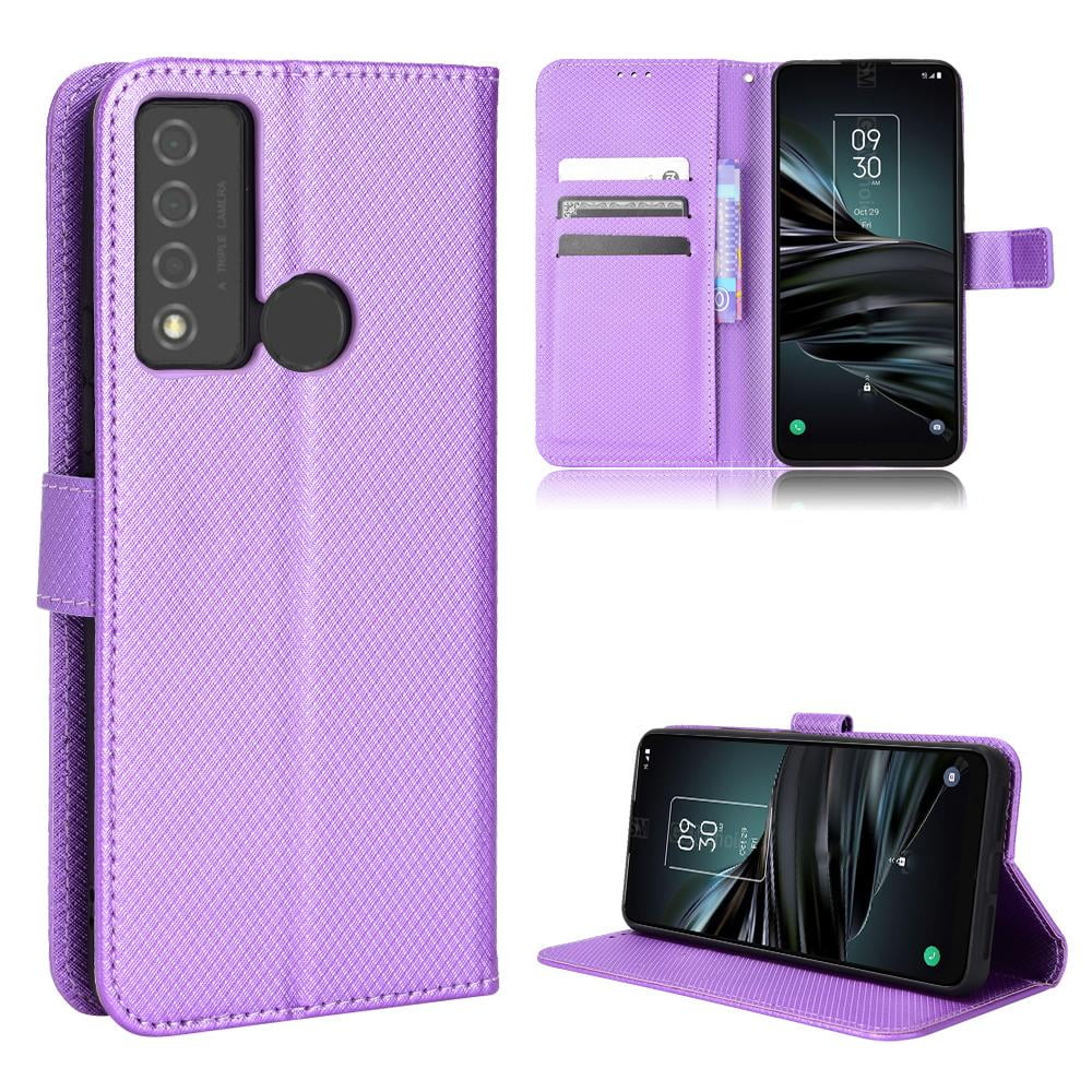 Case For Tcl 20xe Cover Kickstand Magnetic Wallet Card Holder