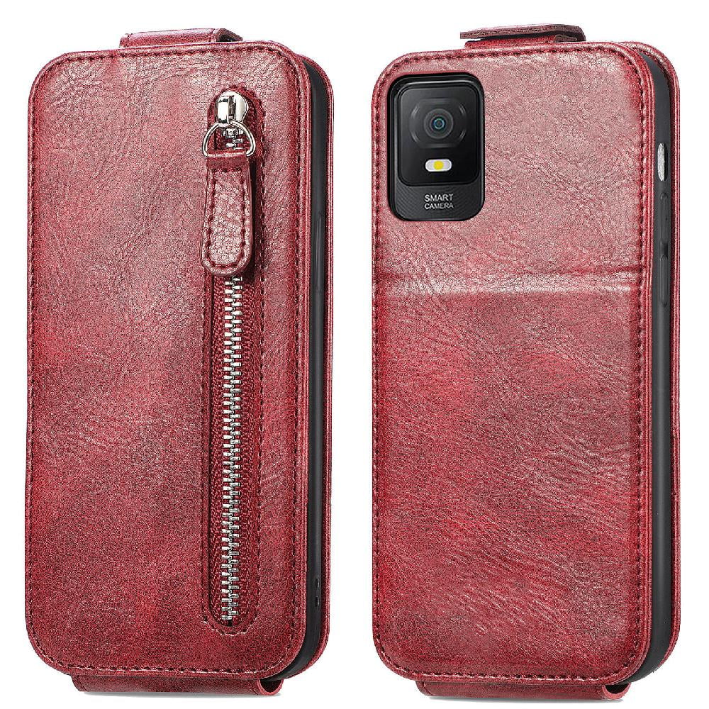 Case For TCL 403 Leather Case Exquisite Business Flip Cover Wallet ...