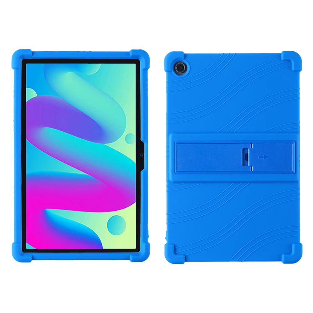 Case For TCL Tab 10V Tablet Safe Shockproof Silicone Stand Cover Biru ...