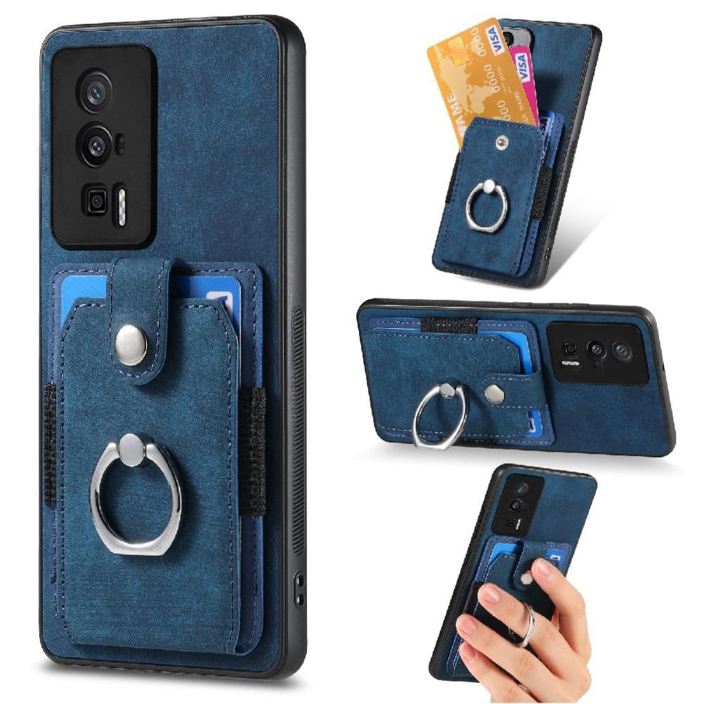 Case For Xiaomi POCO F5 Pro Crad Slot Stand Ring Holder Magnetic Car ...