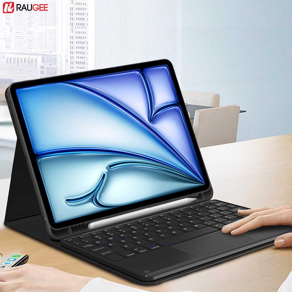 Case For iPad Pro 12.9 iPad Air 11 13 inch 2024 Keyboard Case For iPad ...
