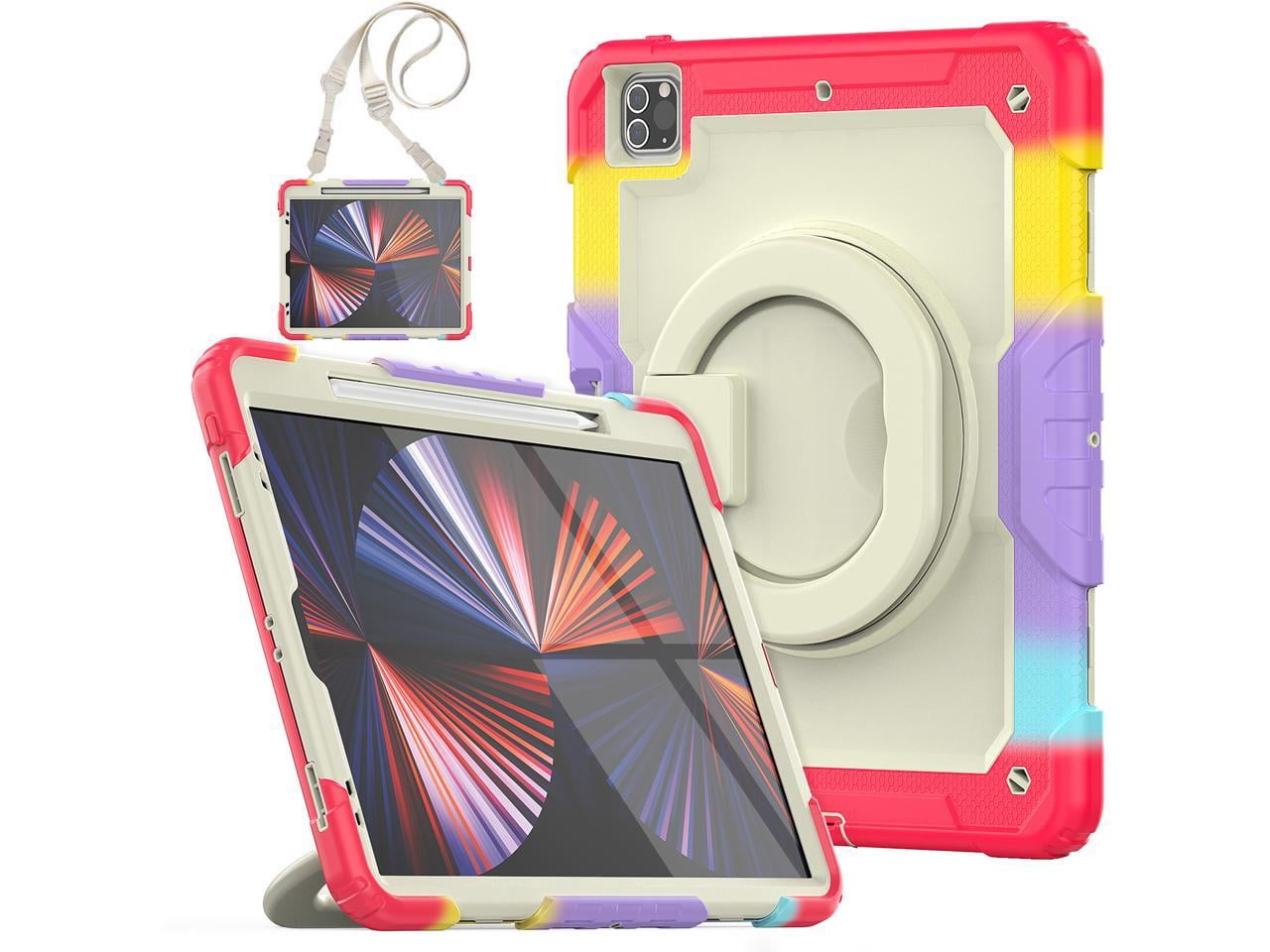 Case For iPad Pro 12.9 inch 2022 2021 2020 2018 6th 5th 4th 3rd Gen ...