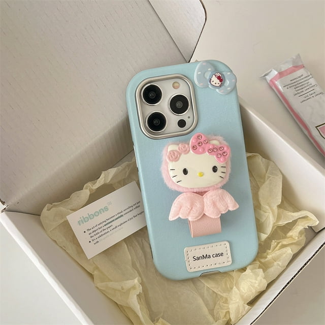 Case For iPhone 13 14 15 16 Pro Max Plus Cute Hello Kitty Cover - Walmart.com