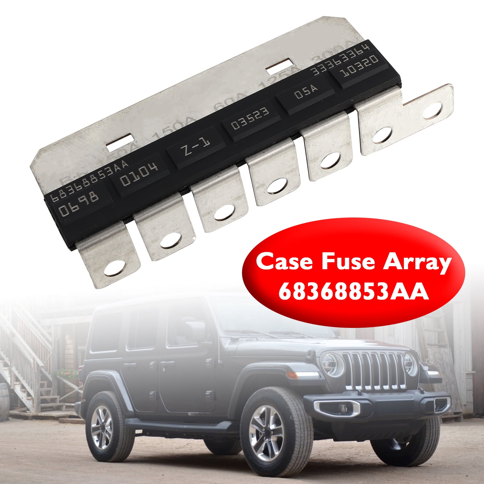 Case Fuse Array 68368853AA For JEEP WRANGLER JL Z 2018-2023 - Walmart.com