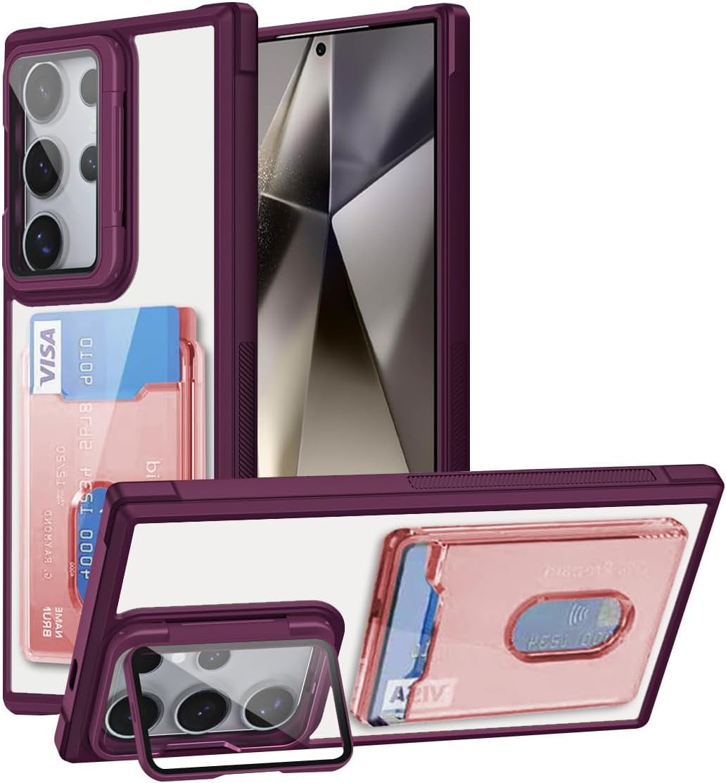 Case for Galaxy A05,Military Grade Drop Wallet Case with Lens Kickstand ...