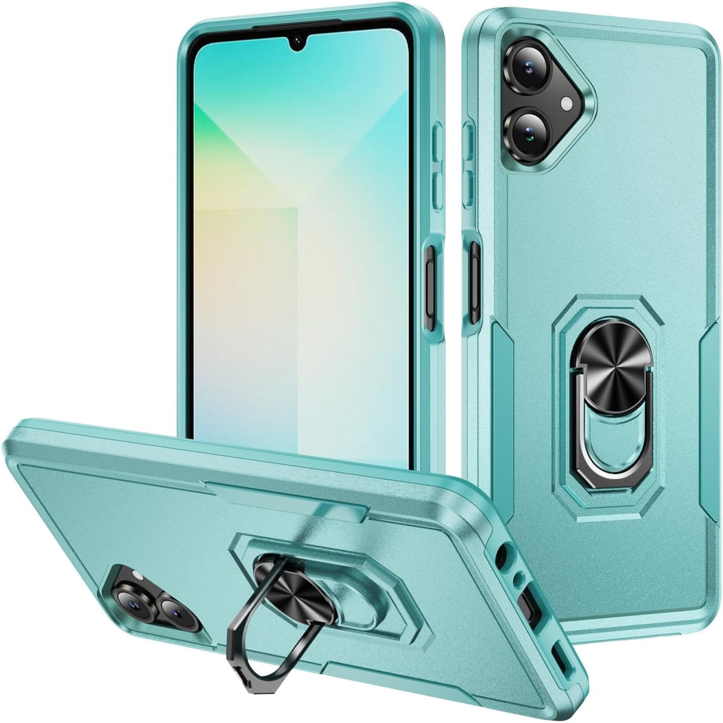 Case for Galaxy A06,Heavy Duty Shockproof Full Protective [Dual Layer ...